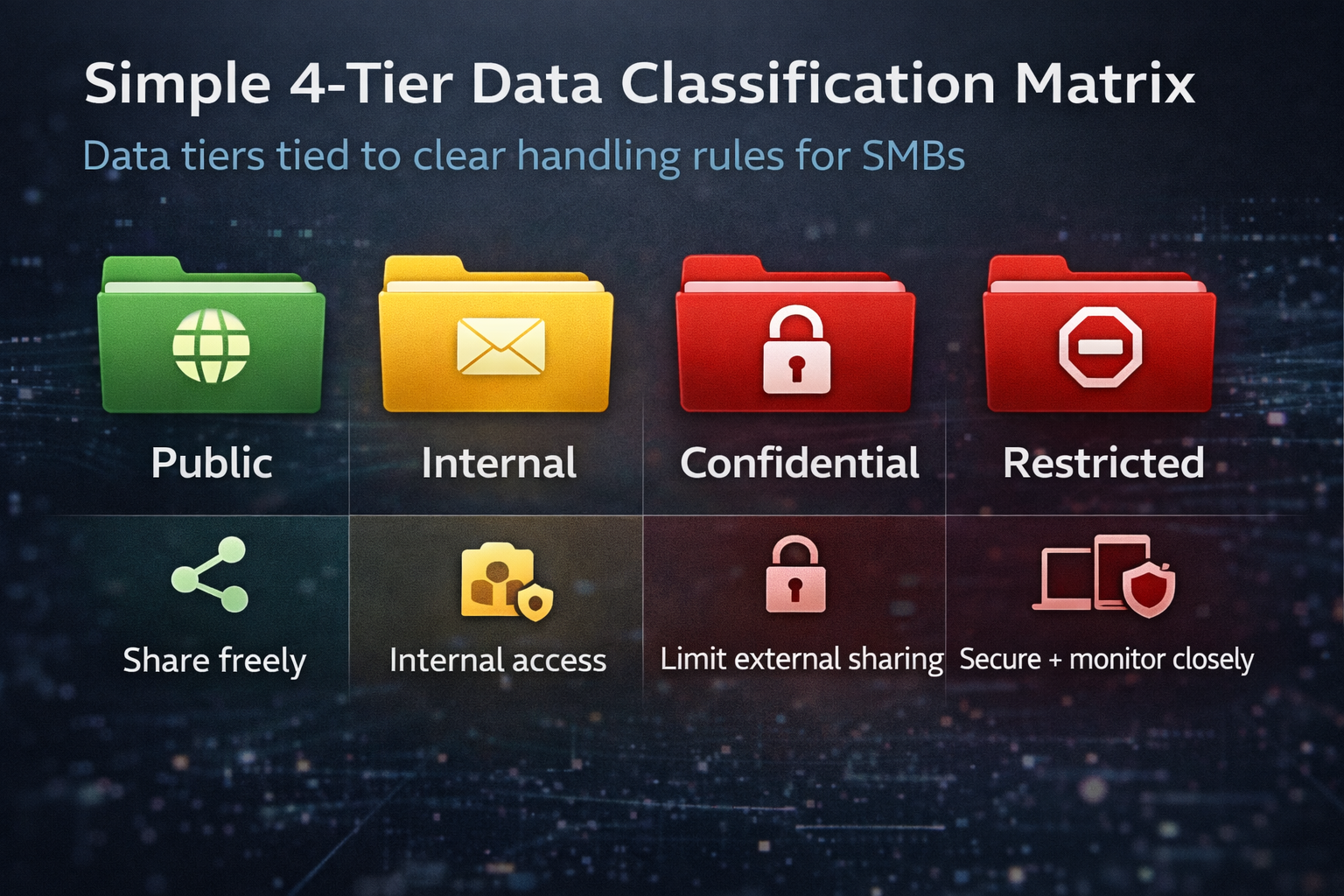 Data Classification for SMBs: A Simple Model That Makes DLP Actually Work