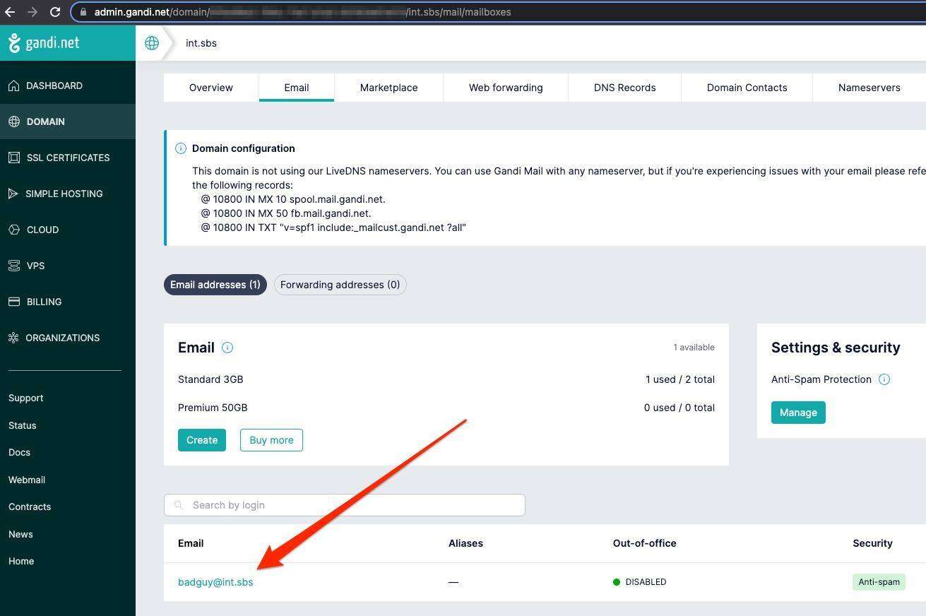 Gophish Setup: Gandi – Part 2