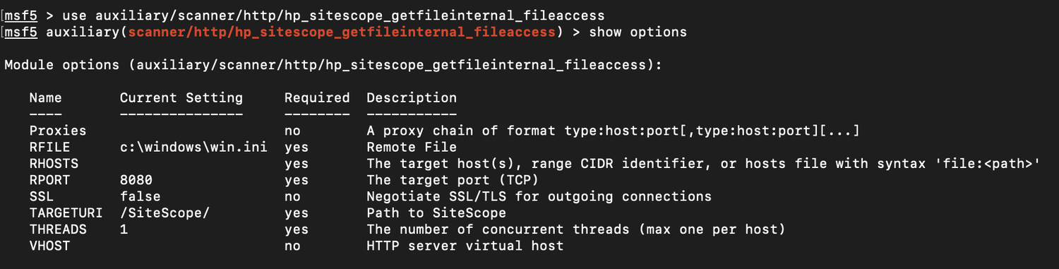 No-Scoped HP SiteScope