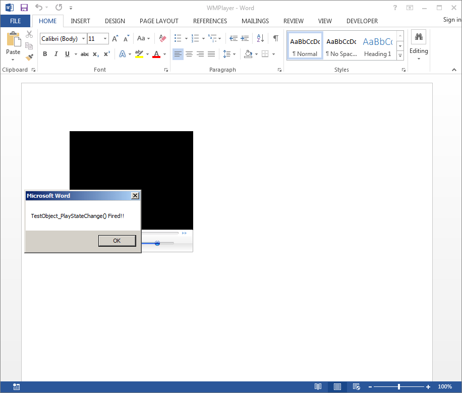 Alternative Execution Macro Saga: Windows Media Player – Part 2
