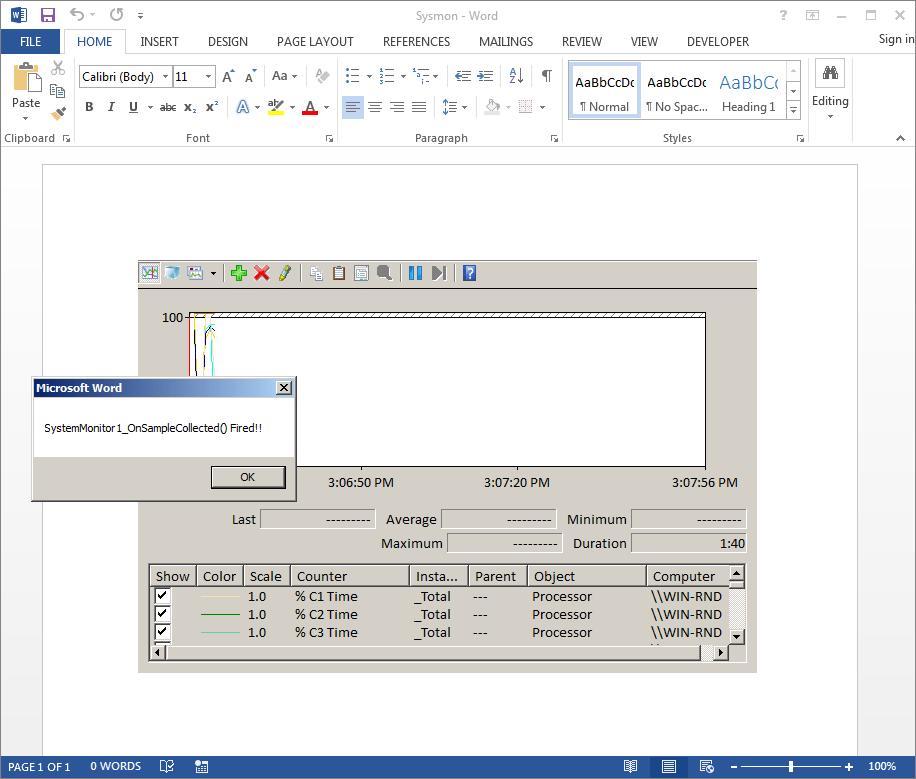 Alternative Execution Macro Saga: Performance Monitor – Part 3
